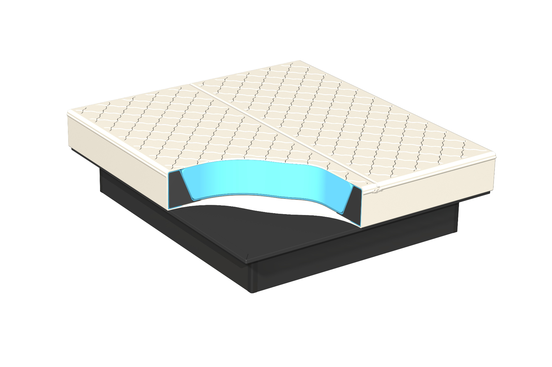 Softside Basic Tencel Tijk - Vivera Waterbedden